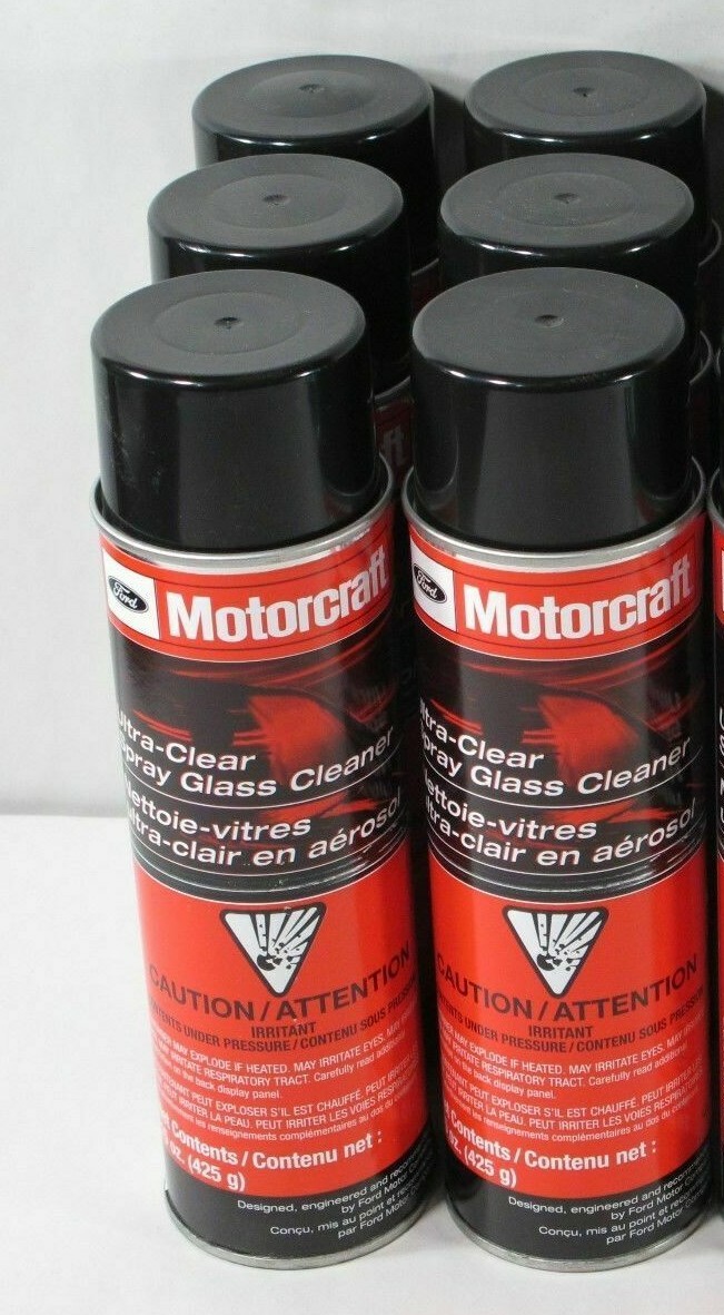 Ultra-Clear Spray Glass Cleaner Motorcraft ZC-23 15oz Can Case of 6 | eBay