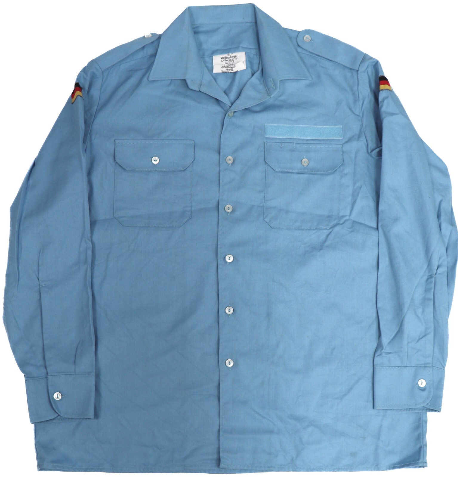 German Bundeswehr Blue Work Shirt Navy Deutsche Marin… - Gem