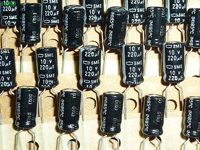10x Nippon 10V220uF 10V SME Electrolytic Capacitors 6X11 85℃ | eBay