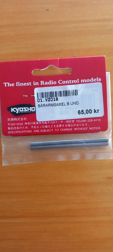 KYOSHO GENUINE KYOSHO PARTS 01.VZ018 | eBay