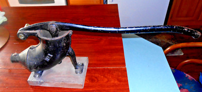 Vintage Antique Sausage Maker Large Meat Stuffer Cast Iron #1 | eBay