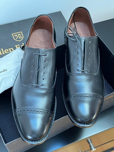 ALLEN EDMONDS FIFTH AVENUE OXFORD BLACK SHOES BRAND NEW IN BOX WITH ...