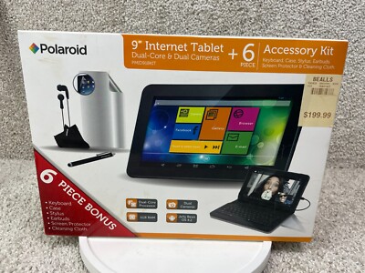 Polaroid 9" Internet Tablet Dual Core Processor & Camera 1GB RAM Jelly ...