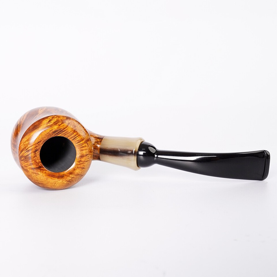 Briar Tobacco Pipe Handmade Brandy Pipe Freehand Smoking Pipe Bent ...