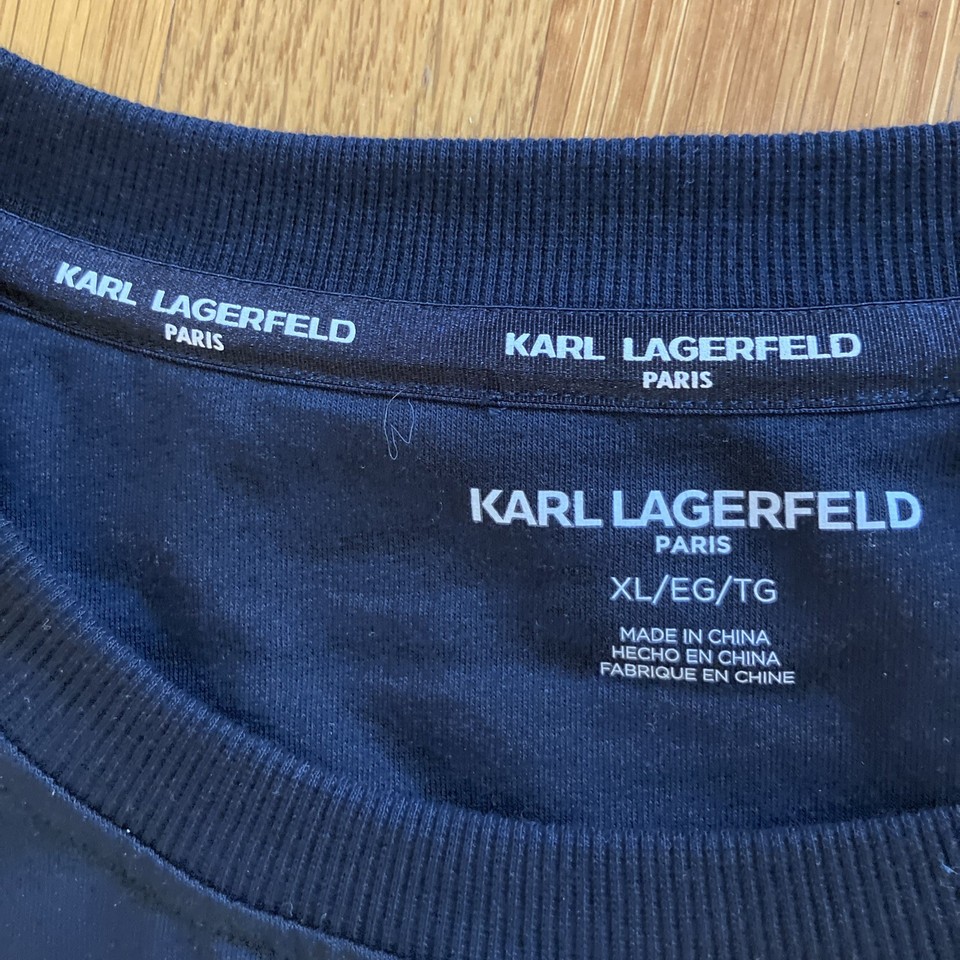 Karl Lagerfeld Paris Cat in Sequin Beret Choupette Sweater Black France ...