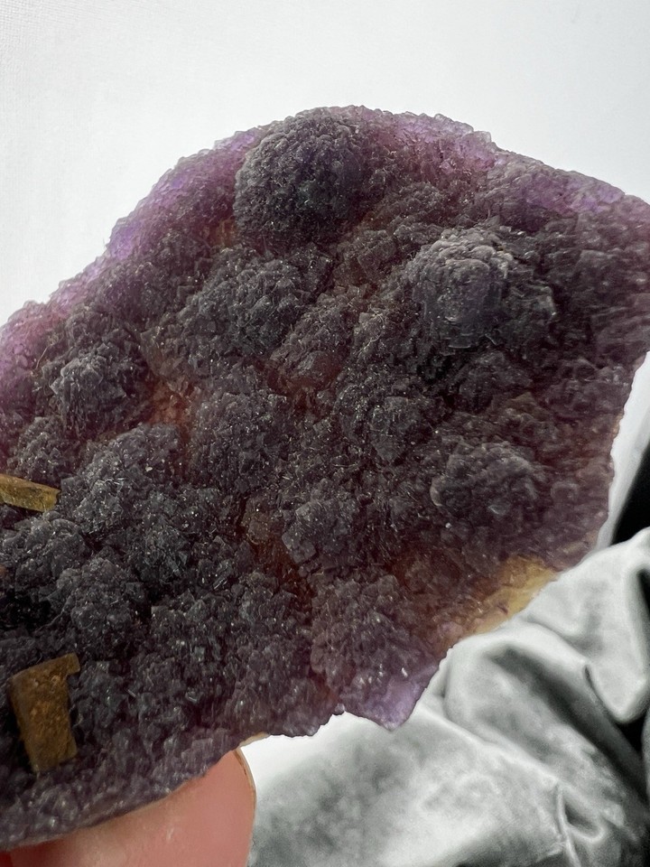 Purple Raspberry Fluorite Specimen from Namibia, Africa 68g. 66x51x11 ...