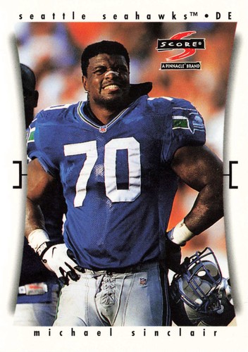 Michael Sinclair #89 1997 Score Seattle Seahawks Football | eBay