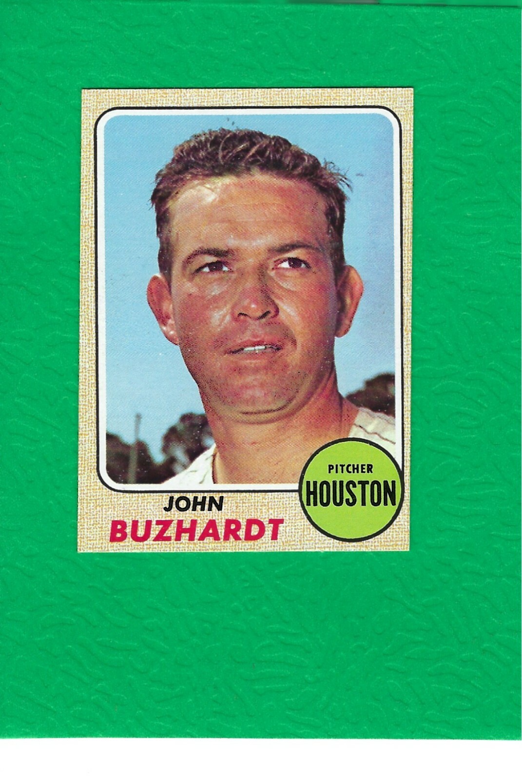 1968 Topps #403 John Buzhardt Houston MINT High Grade Beauty! | eBay