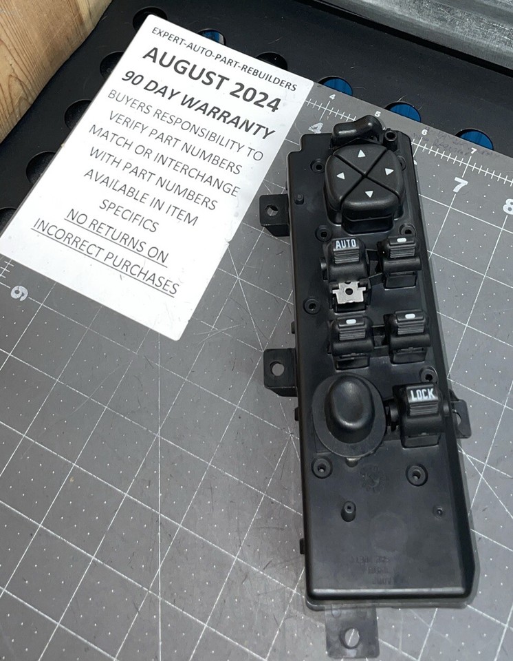 1999 2004 JEEP GRAND CHEROKEE OE DRIVER DOOR POWER WINDOW SWITCH ...