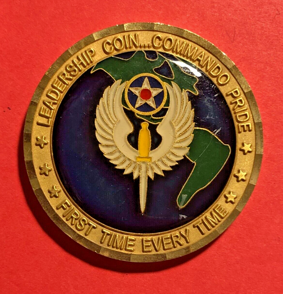 Challenge Coin USAF 16th MISSION SUPPORT SQUADRON First Time Every Time ...