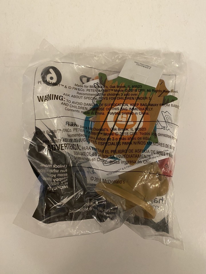 Peter Rabbit Launcher McDonald's Happy Meal Toy 2018 | eBay