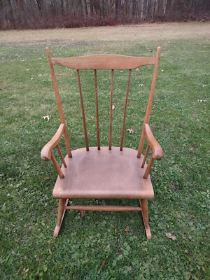 Vintage Oak Hill Child's Rocker | eBay