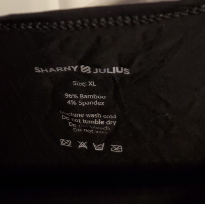 Women's Sharny & Julius SJ Softskin Mumlet Bamboo Singlet Top Black ...