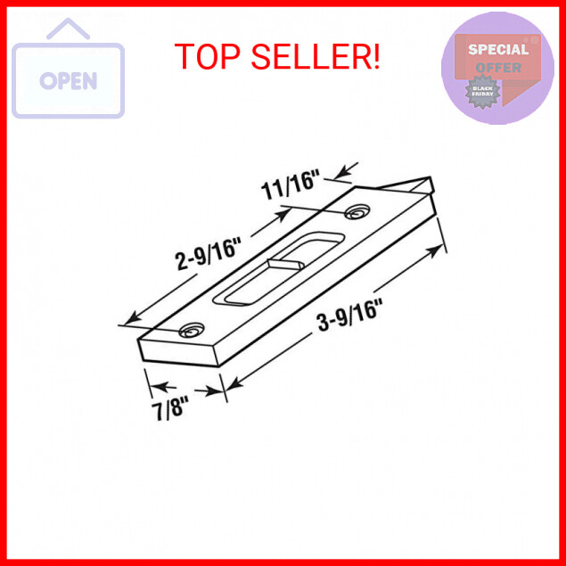 Prime-Line F 2671 2-9/16 In. White Vinyl Window Tilt Latch (Single Pack ...