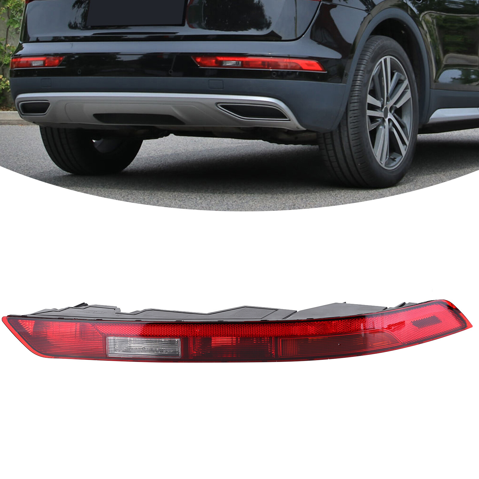 For Audi Q5 2018-21 Rear Right Bumper Lower Tail Light Brake Stop Lamp ...
