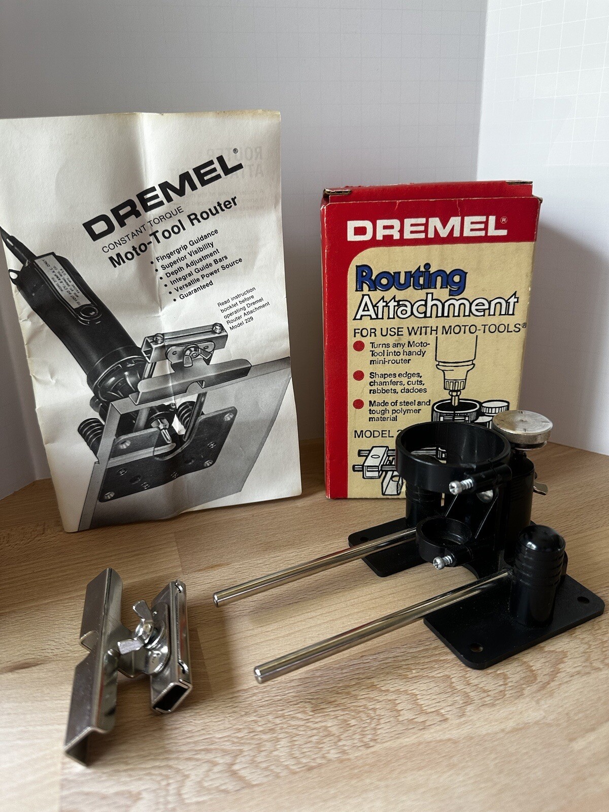 Vintage Dremel Routing Attachment Model 229 Router Accessory 1980 use ...