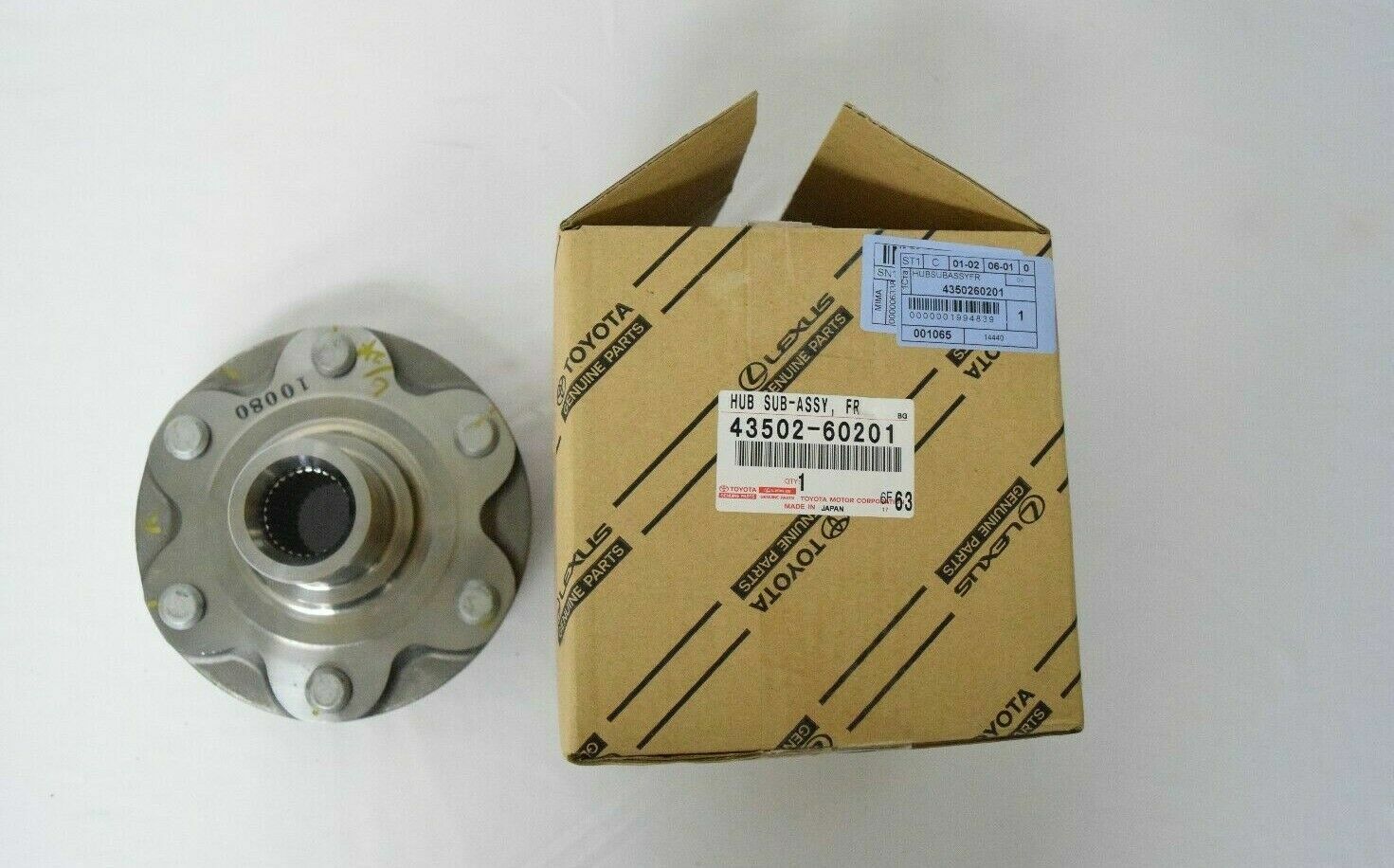 GENUINE TOYOTA/LEXUS, FRONT AXLE WHEEL HUB 43502-60201, TACOMA FJ ...