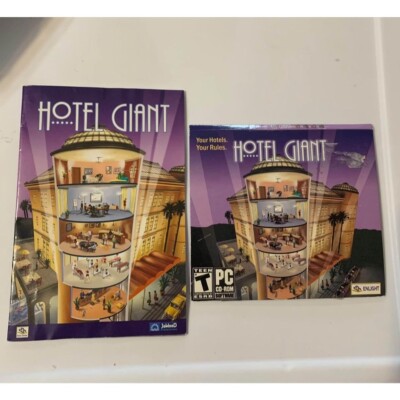 Hotel Giant PC Video Game +Manual Teen Computer CD-Rom | eBay