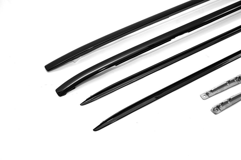 FOR RANGE ROVER SPORT BLACK ROOF RAILS L494 2014-21 GLOSS BLACK BAR ...