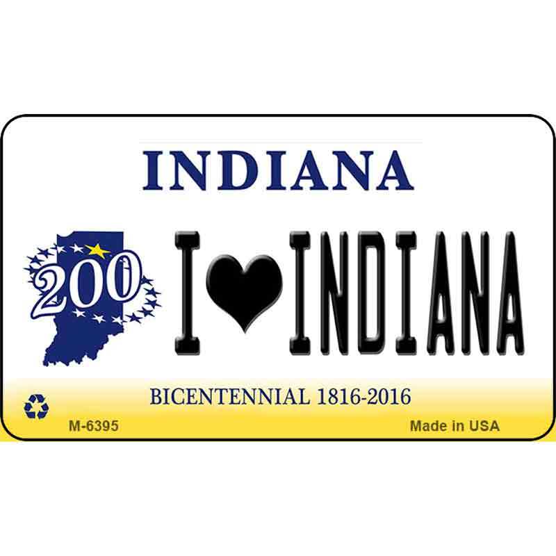 I Love Indiana State License Plate Tag Novelty Magnet M-6395 | eBay