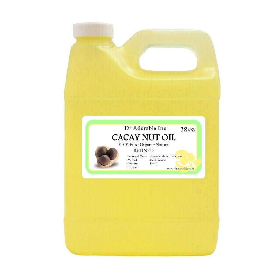 CACAY NUT OIL REFINED ORGANIC 100% PURE COLD PRESSED KAHAI OIL 1 oz up ...