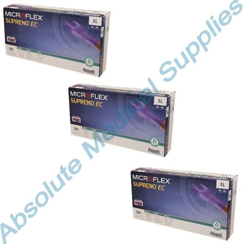 *150-Gloves* Microflex Supreno EC Extended Cuff PF Nitrile X-Large SEC ...