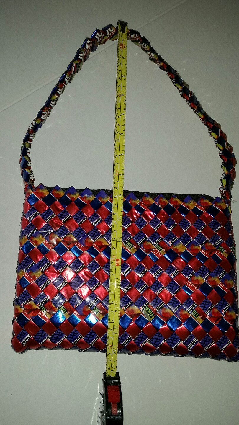 One of a Kind Prison Art Handmade Purse Handbag Zipper Closure | eBay