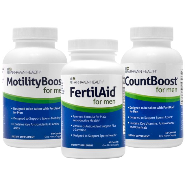 FertilAid for Men MotilityBoost CountBoost Bundle for sale online | eBay