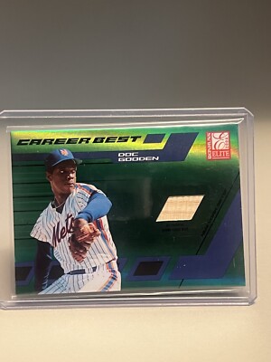 2004 DONRUSS ELITE CAREER BEST GREEN DOC GOODEN GAME USED BAT /200 CB ...