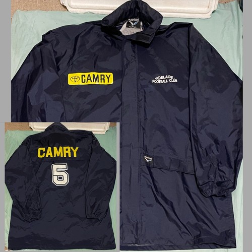 VINTAGE Adelaide Crows AFL Rain Jacket 94/96 PLAYERS Training CAMRY ...