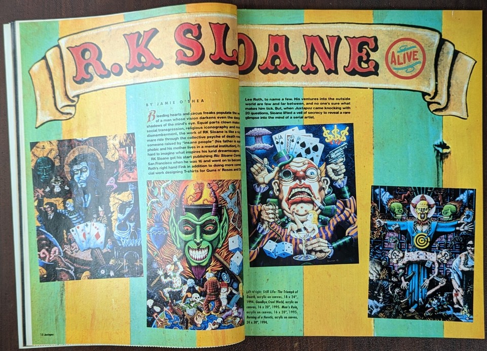 Juxtapoz Magazine Issue #9 - Winter, 1996, Stanley Mouse, Gary Panter ...