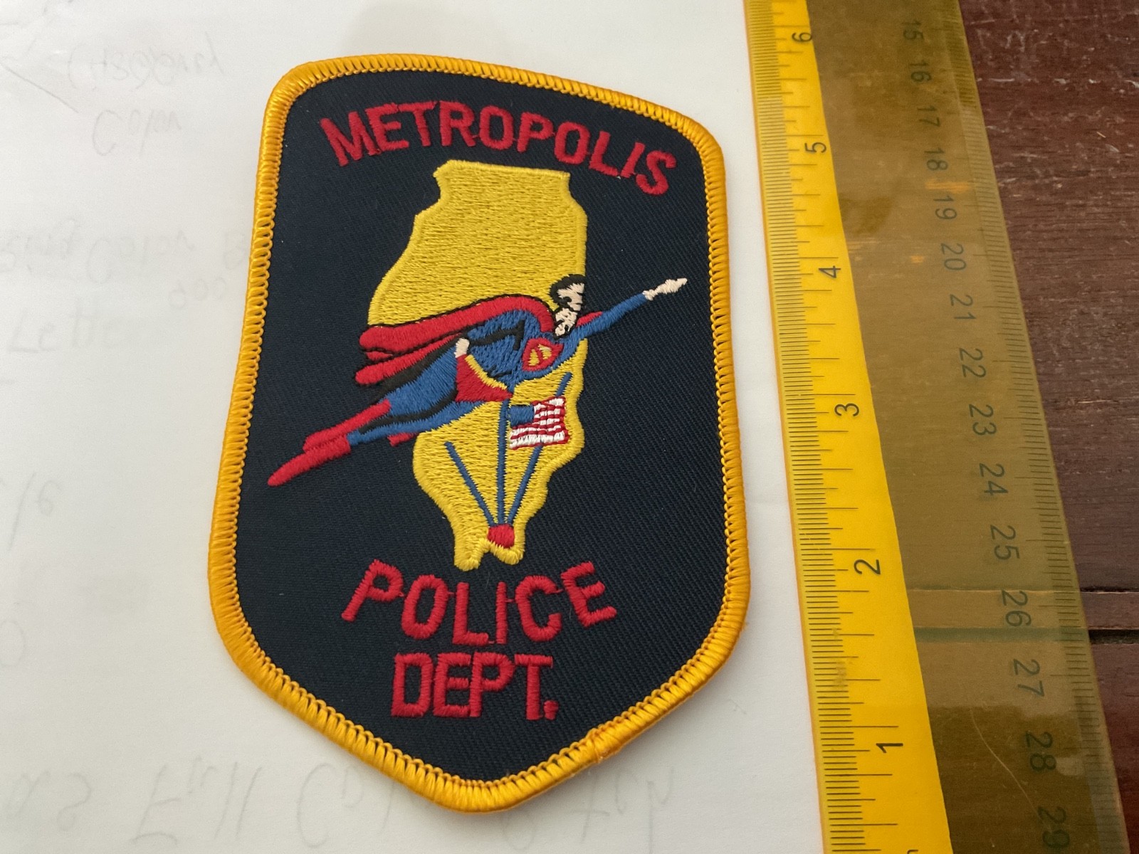 Metropolis Illinois Police Dept. collectable patch new full size | eBay