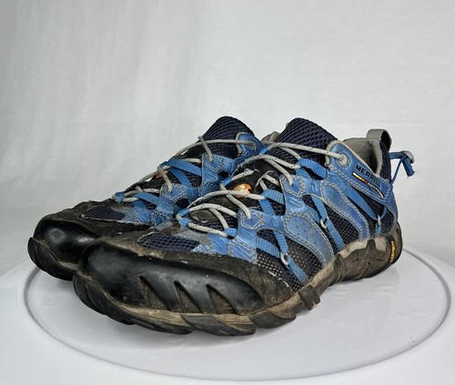 Merrell Waterpro Ultra Sport Shoes Water Shoes Fishing Blue/Blk Vibram ...