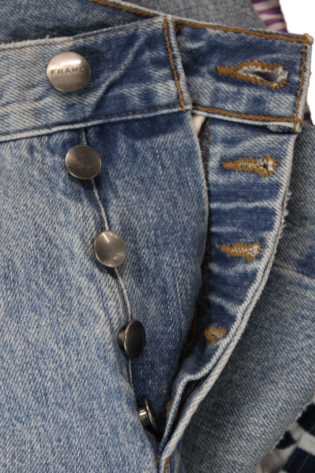 Frame Women Boyfriend Cropped Jeans Light Blue High Rise Size 29 | eBay