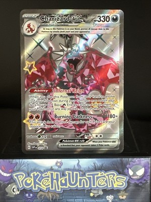 Pokemon Card Charizard EX SVP 074 Scarlet & Violet Black Star Promo ...