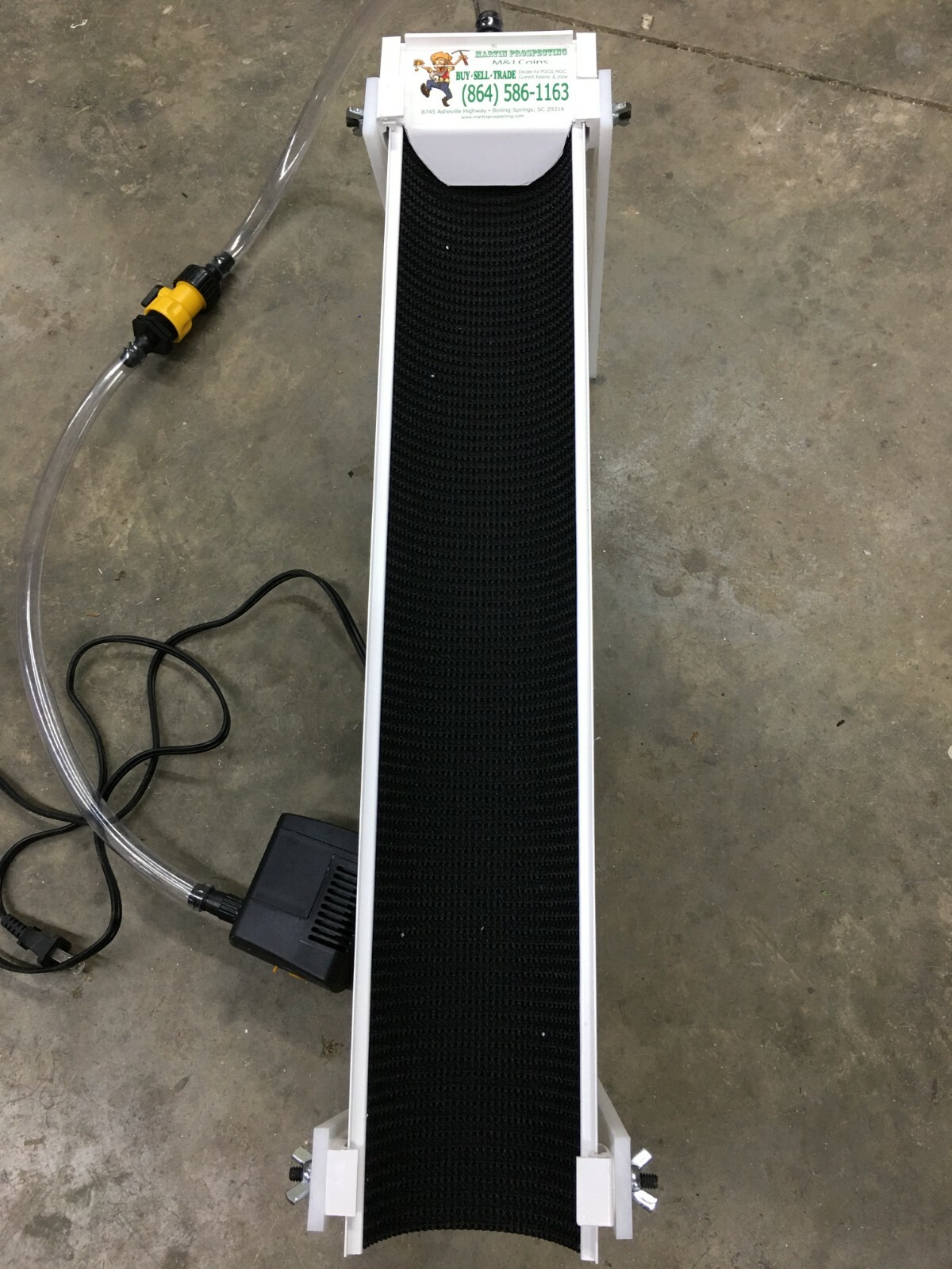 Martin Fine Gold Recovery Mini Sluice Box With Gold Stop Mat,Leg Kit ...