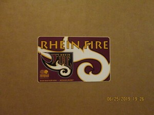 World League Rhein Fire Vintage Defunct 5 Inch Team Logo Football ...