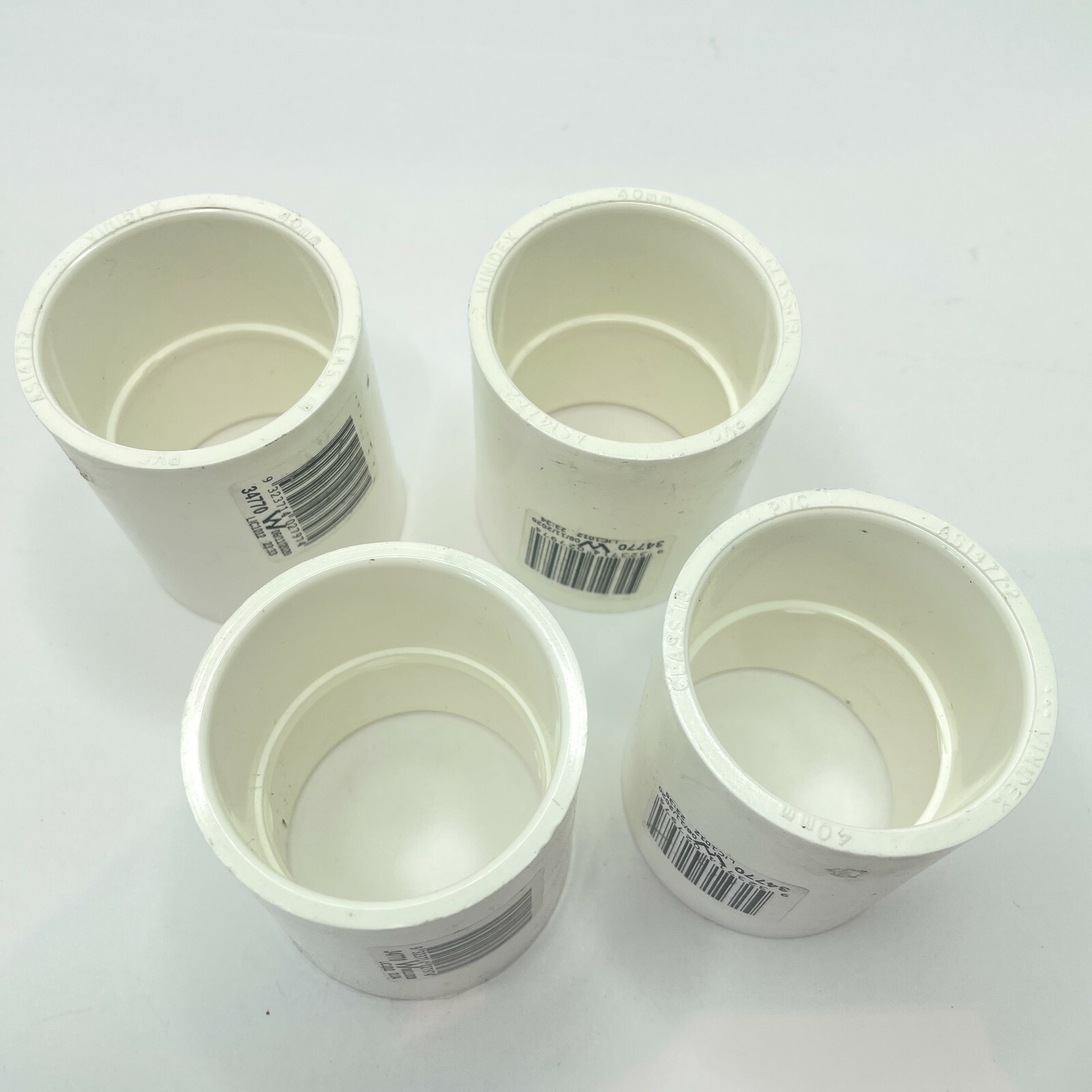 Pipe fitting 50mm coupling joiner pool spa pipe repair PVC plastic x 4 ...