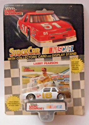 Racing Champions NASCAR 1990 StockCar Larry Pearson #16 - NIP, sold "as ...