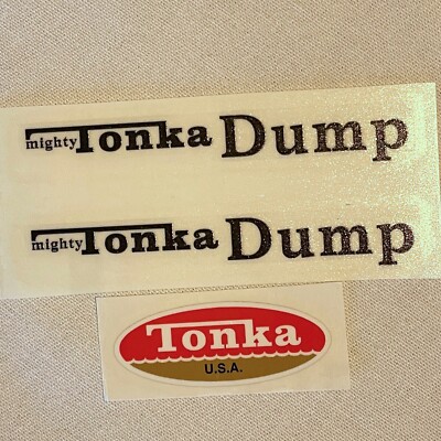 Custom Replacement Cab Stickers Decals '70-'72 #3900 Mighty Dump Tonka ...