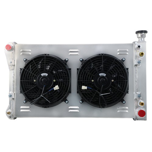 4 Row Radiator Shroud Fan For 1988-1997 Chevy GMC C1500 C2500 K3500 ...