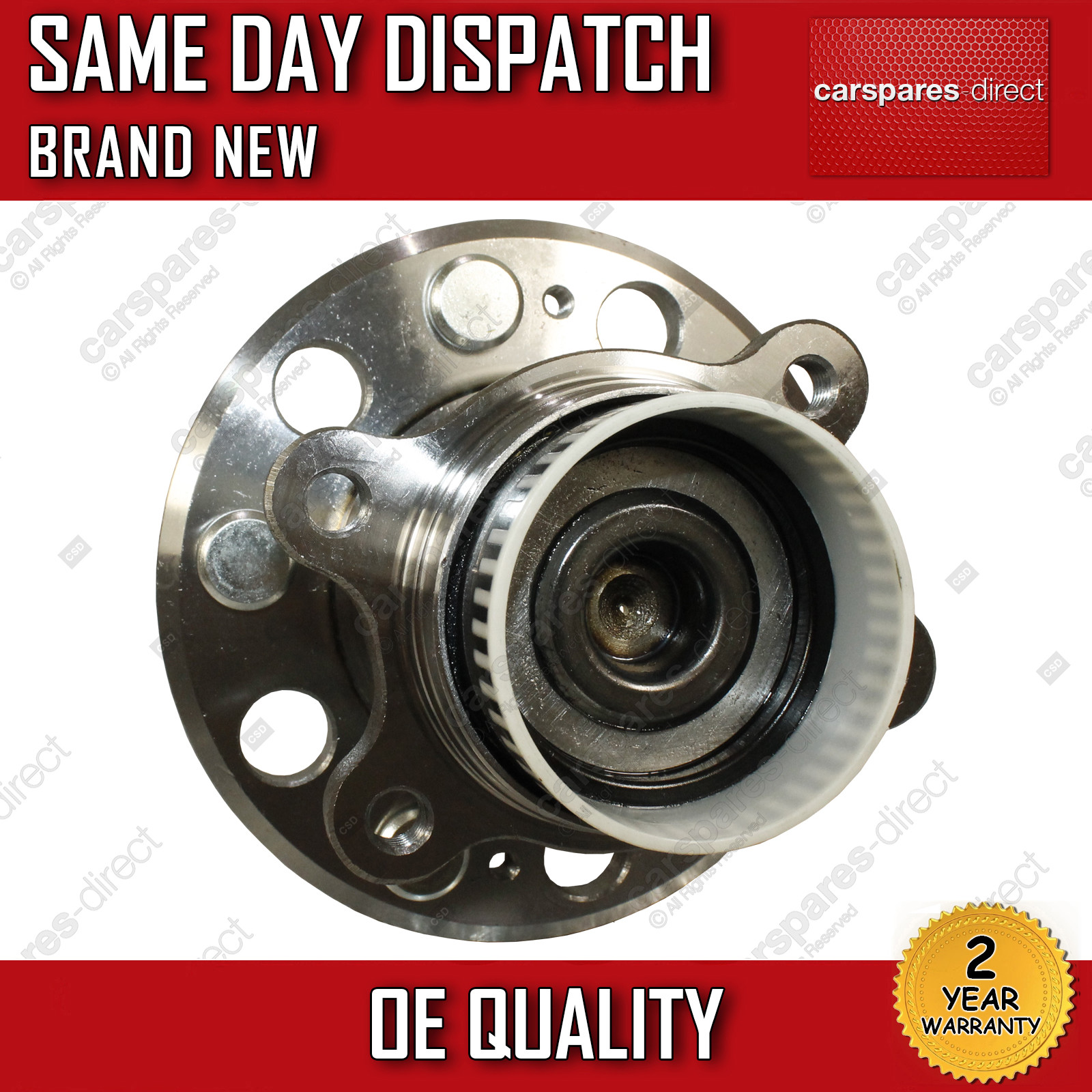 For Hyundai ix35 Rear Wheel Bearing 1.6 1.7 2.0 ABS Hub 2010-2016 ...