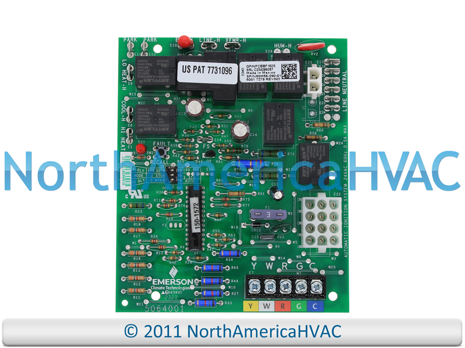 OEM Goodman Amana Daikin Furnace Circuit Board Fits PCBBF162 PCBBF162S ...