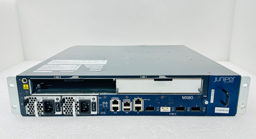 Juniper MX80 Internet Router Chas-MX80-S-B w 2x AC power supply - FREE ...