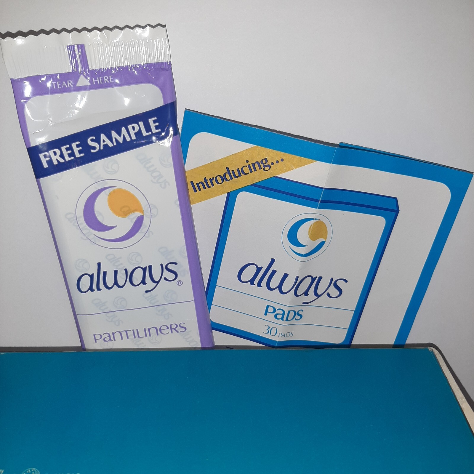 Vintage Always Sample Pack Pantiliners Maxi Pads 1983 + Coupon | eBay