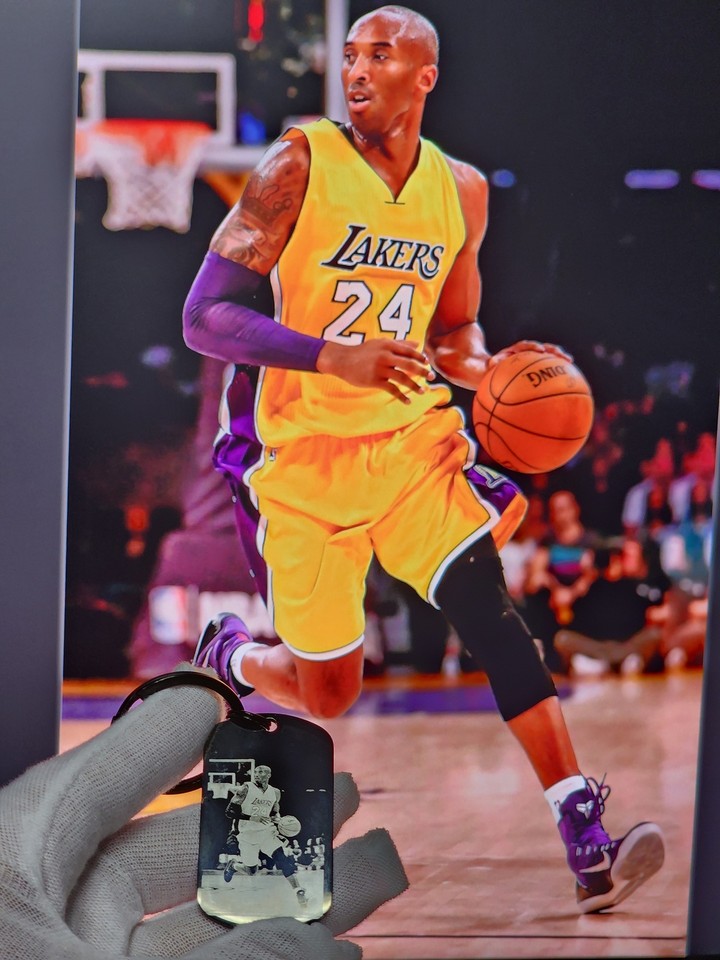 Stainless Steel Kobe Fan Keychain - Remembrance of Kobe's Greatness | eBay