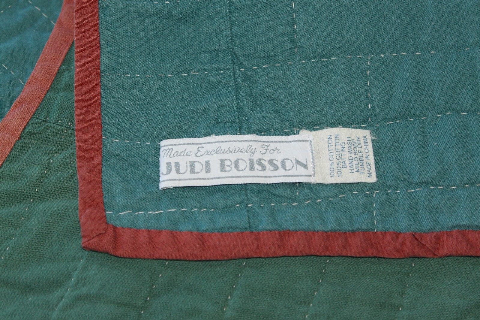 Vintage 1991 Judi Boisson Multicolor American Country Quilt | eBay