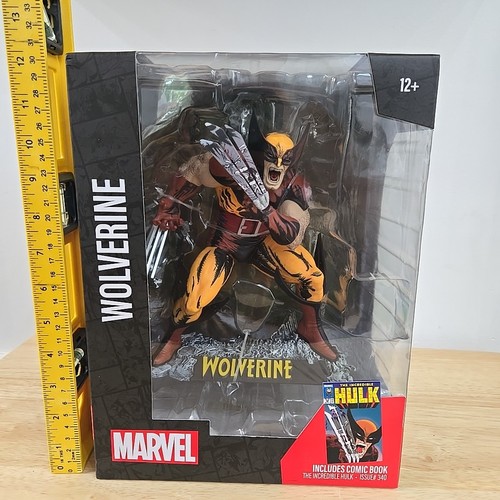 McFarlane Toys Marvel Incredible Hulk #340 Wolverine Brown Suit 1:6TH ...