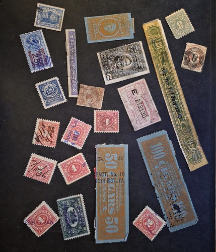 US Revenue Used Stamp Lot BOB Back of Book with faults T15505 | eBay