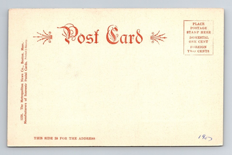 Cambridge MA-Massachusetts, Harvard College, Thayer Hall Vintage ...